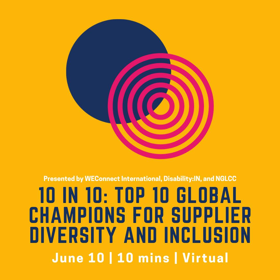 10 in 10: Top 10 Global Champions for Supplier Diversity & Inclusion ...